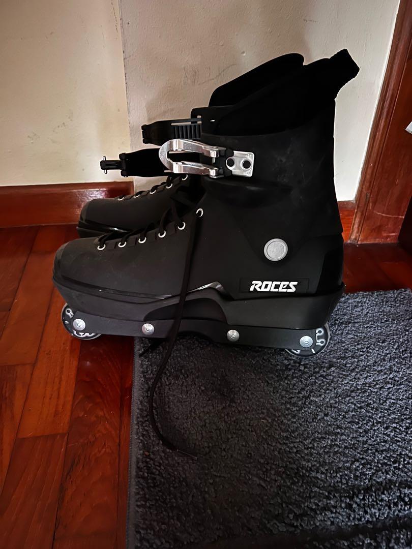 Roces "M12" Aggressive Street Inline Skates. Black. Superior Italian ...