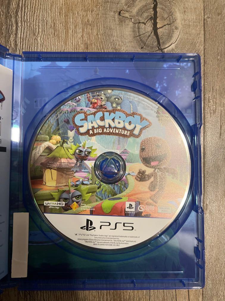 Sackboy PS5 A Big Adventure, Video Gaming, Video Games, PlayStation on ...