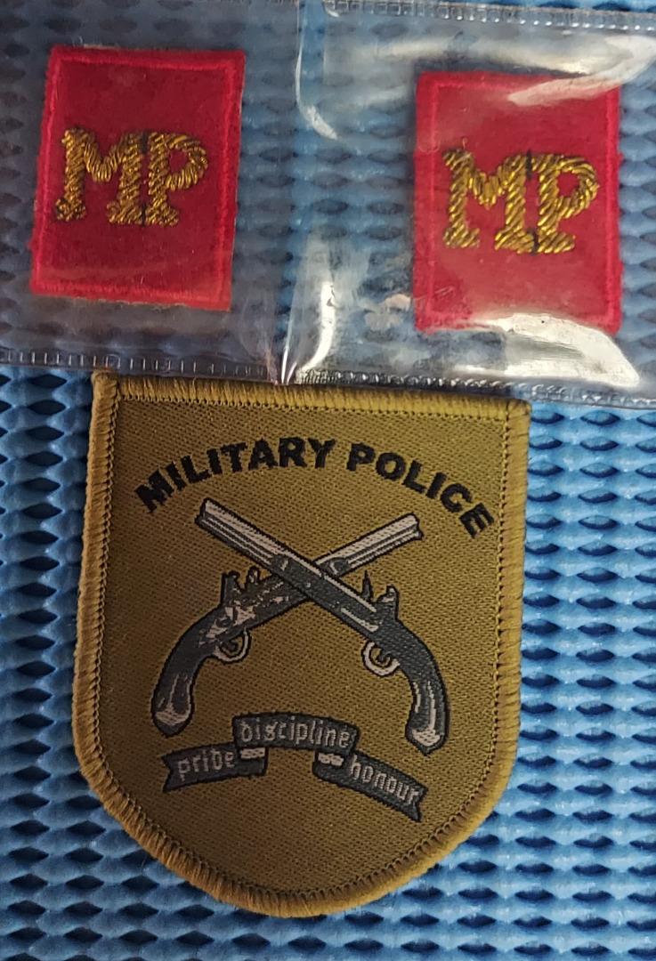 SAF Military Police Collar Lap and Shoulder Patches, Hobbies & Toys ...