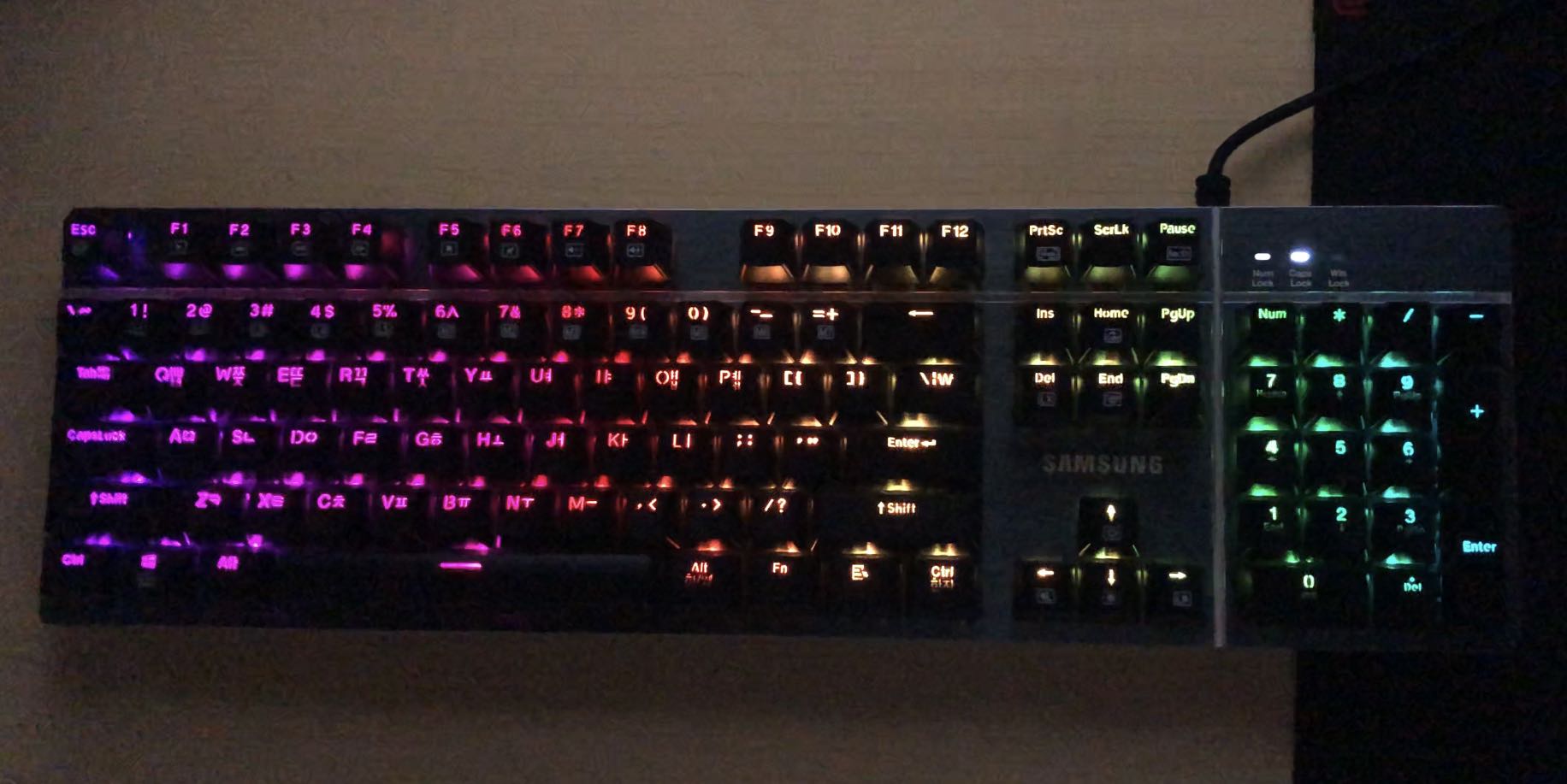 SAMSUNG Korean Gaming Keyboard [SPA-KKG2HUB], Computers & Tech, Parts ...