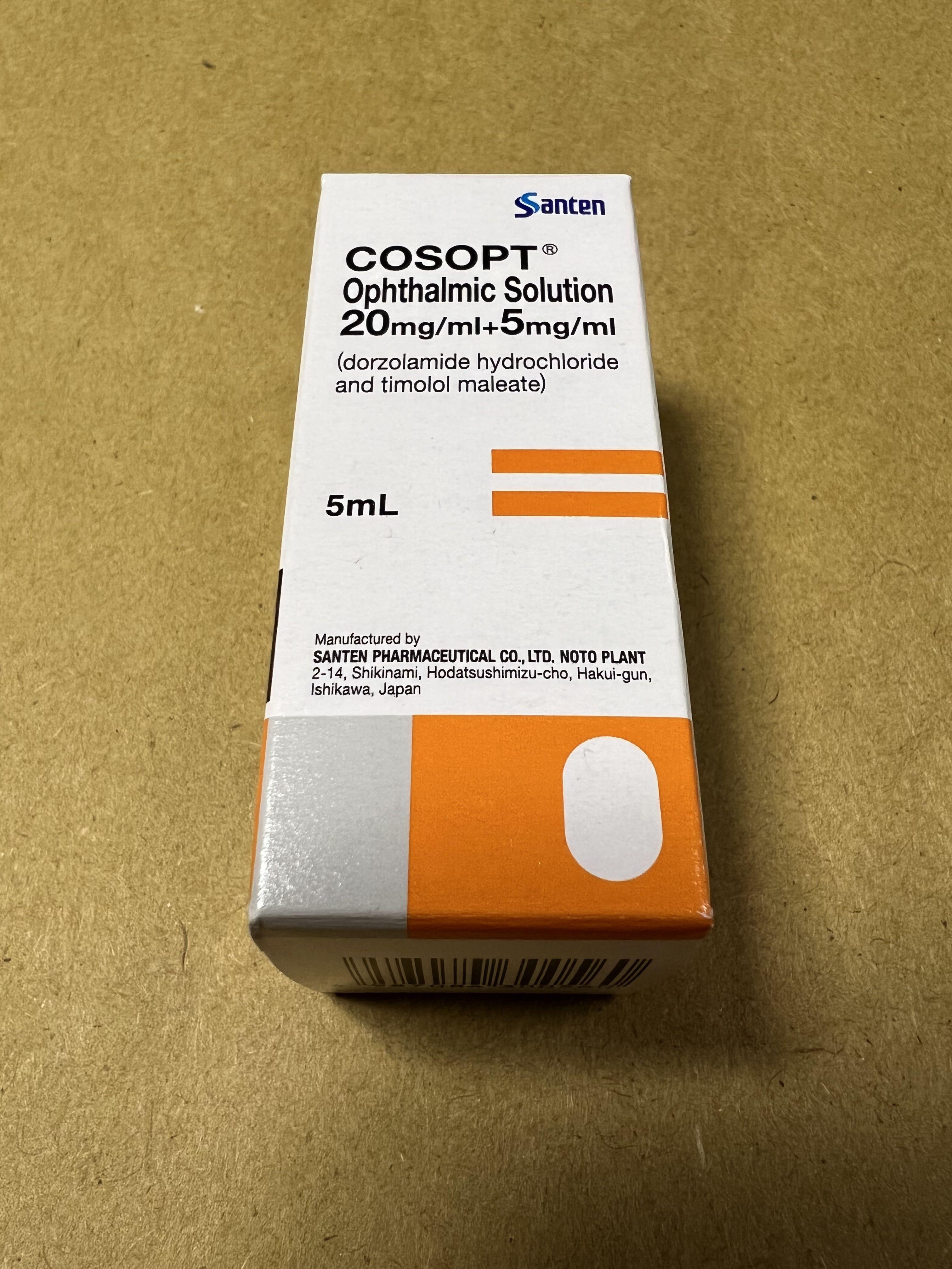 (HOLD) Santon Cosopt Ophthalmic Solution 20mg/ml+5mg/ml, 美容＆化妝品, 健康及美容 ...