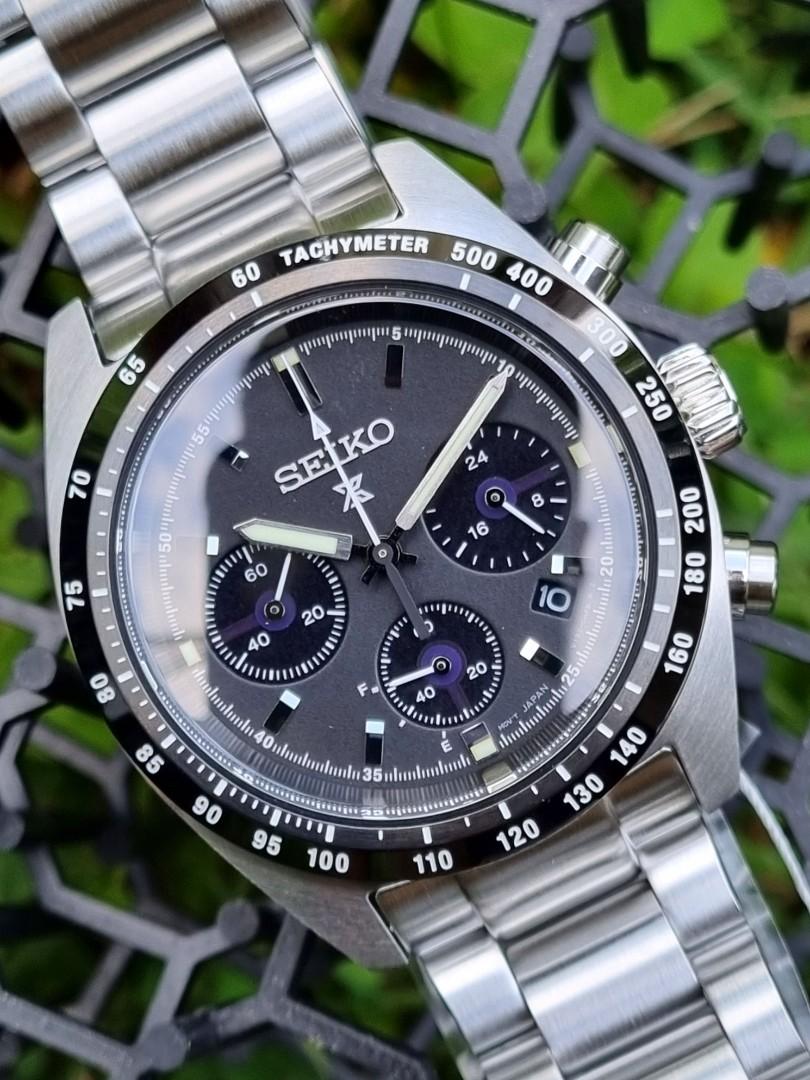 Seiko Prospex Speedtimer Black SSC819, Luxury, Watches on Carousell