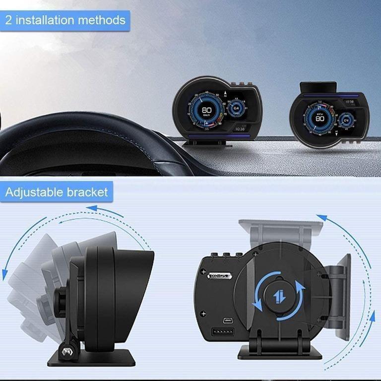 [SG stock] YUGUANG 4" Head up Display, Car HUD Display for Cars OBD2 ...