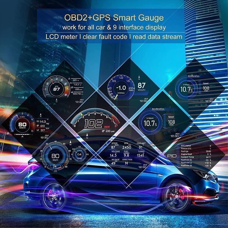 [SG stock] YUGUANG 4" Head up Display, Car HUD Display for Cars OBD2 ...