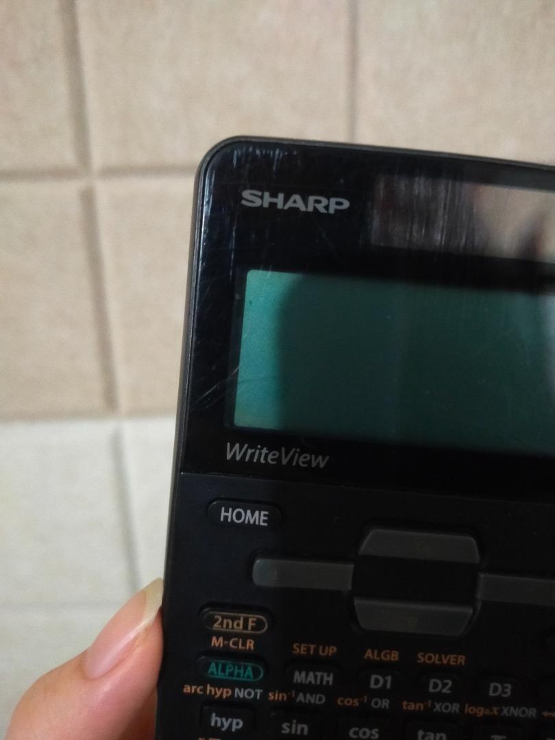 SHARP EL-W506T scientific calculator, Mobile Phones & Gadgets, Other Gadgets on Carousell