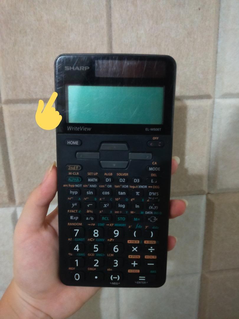 SHARP EL-W506T scientific calculator, Mobile Phones & Gadgets, Other Gadgets on Carousell