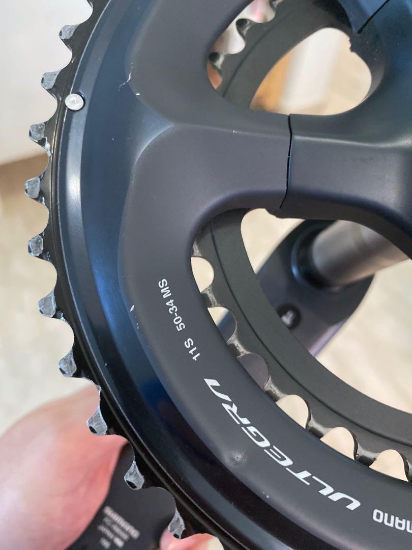 Shimano Ultegra compact crankset FC-R8000 + 4iiii Precision Power Meter ...