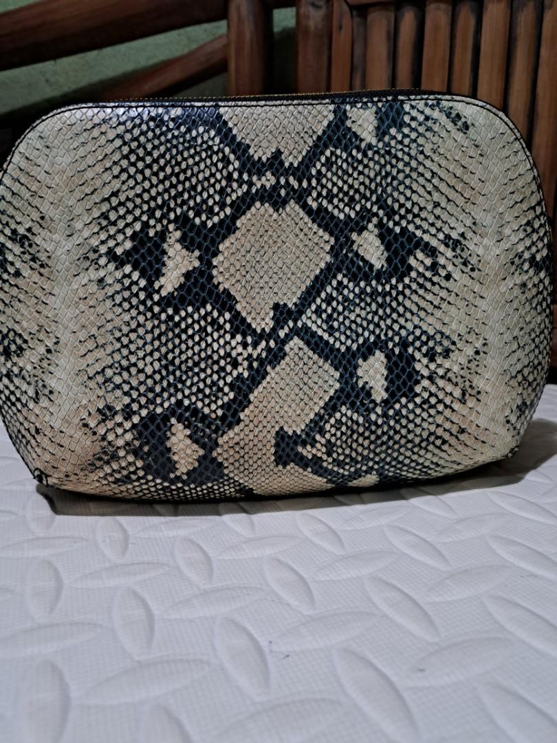 Snake skin shoulder / sling bag, Women's Fashion, Bags & Wallets ...