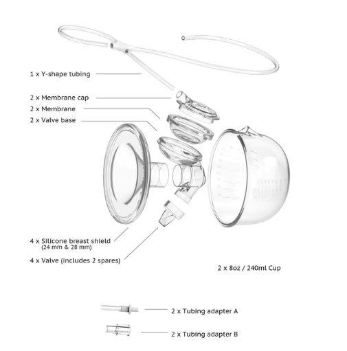 Spectra S1 and Legendairy Collection Cups, Babies & Kids, Nursing ...