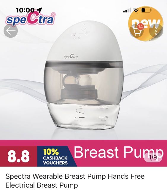 Spectra wearable breast pump, Babies & Kids, Nursing & Feeding ...
