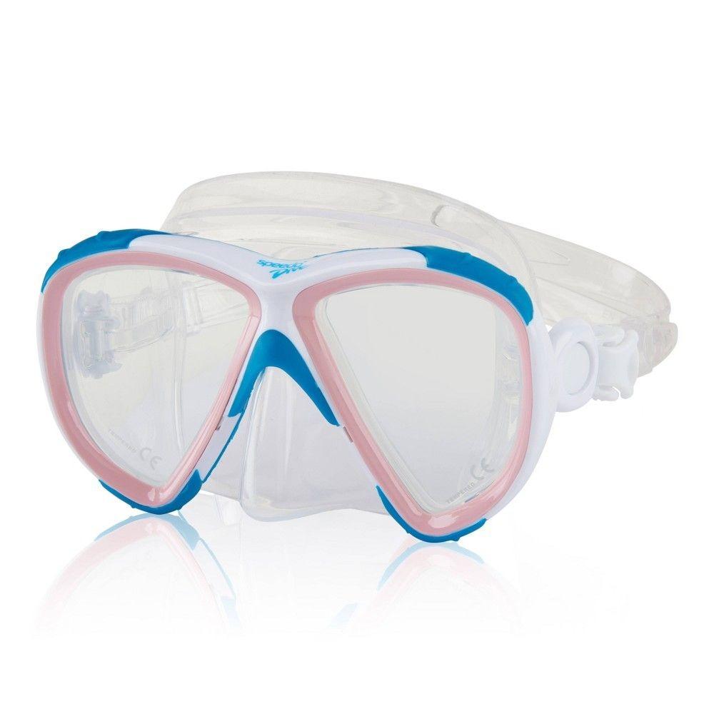 SPEEDO Adult Explorer Dive Swim Mask Swimming Goggles Pink Blue, Sports ...