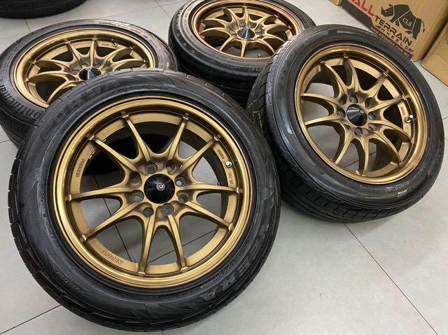 Sport Rim Mugen MF10 15x7jj pcd100/114, Auto Accessories on Carousell