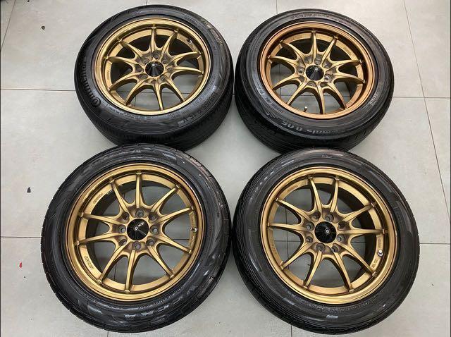 Sport Rim Mugen MF10 15x7jj pcd100/114, Auto Accessories on Carousell