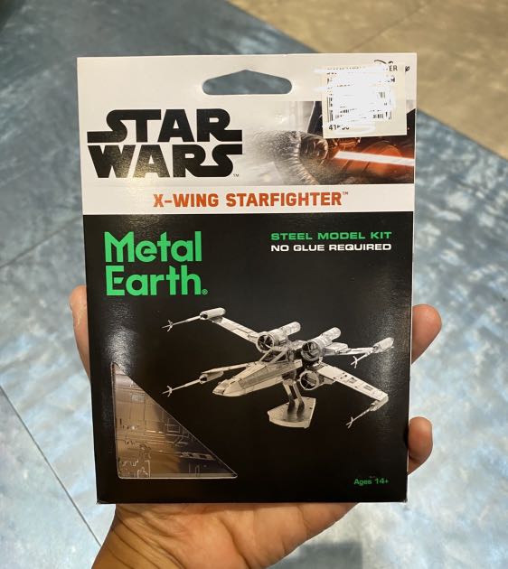 Star Wars Metal Earth X-Wing Fighter 3D Metal Model Kit, Hobbies & Toys ...