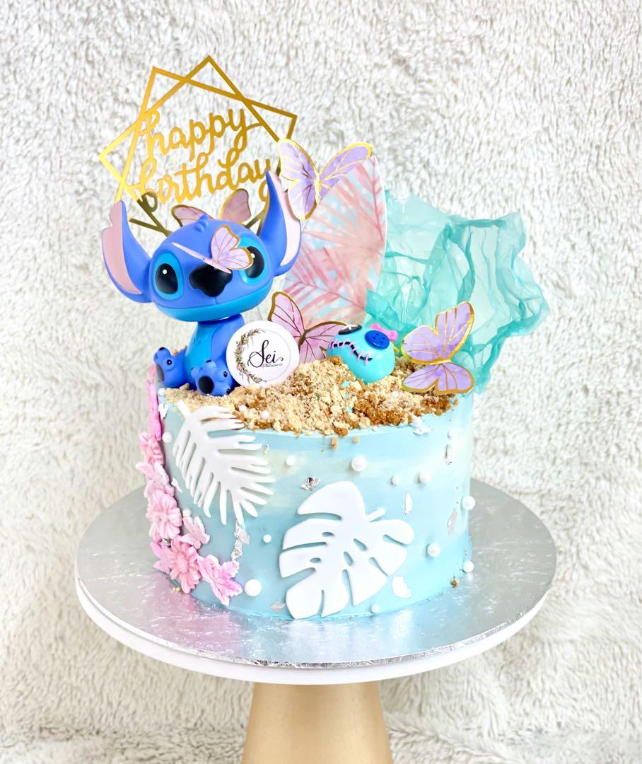 Stitch cake, Food & Drinks, Homemade Bakes on Carousell