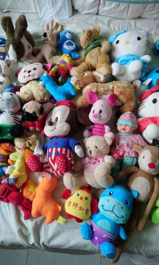 Stuffed toys 30+ assorted, Hobbies & Toys, Toys & Games on Carousell