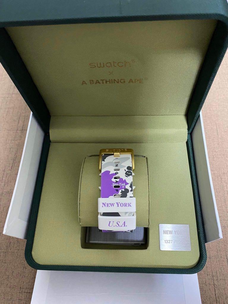 Swatch x BAPE, Luxury, Watches on Carousell