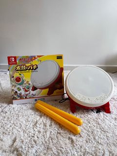 Taiko no Tatsujin Drum 'n' Fun! Hori Drum Controller Nintendo Switch ...