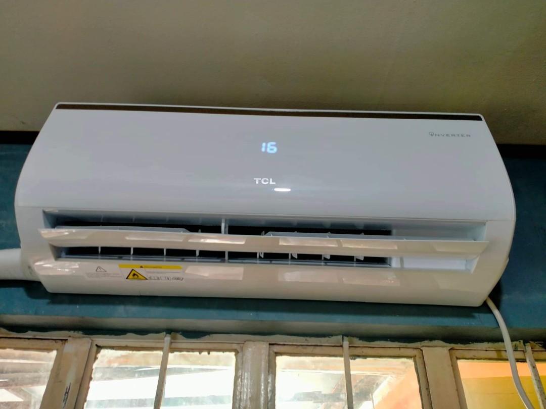 TCL titan gold split type inverter Aircon with free installation brand ...
