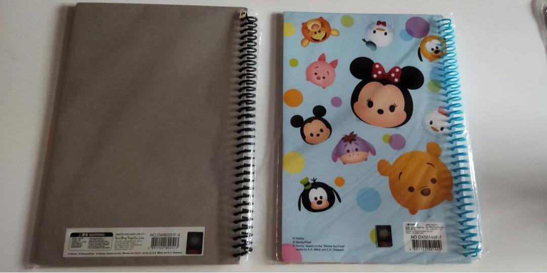 Tsum Tsum 筆記簿 ＆ Toy Story 填色簿, 興趣及遊戲, 手作＆自家設計, 文具 - Carousell
