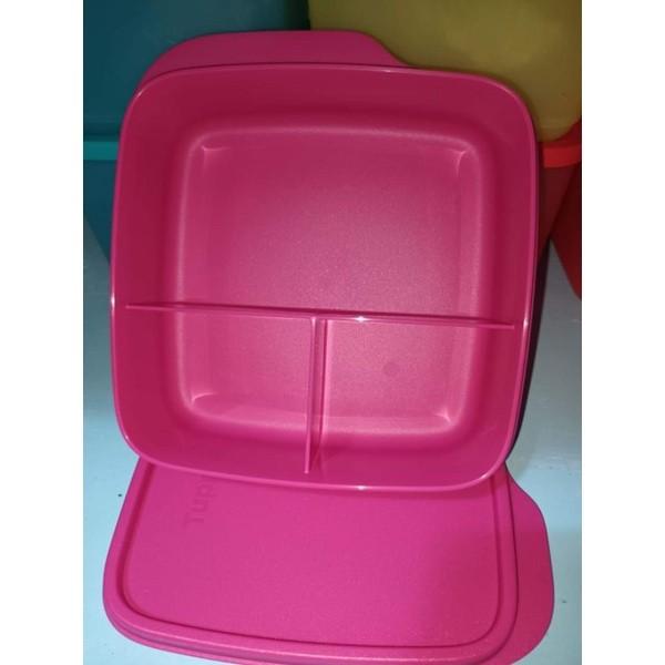Tupperware Brand Square Divided Lunch box, Furniture & Home Living ...