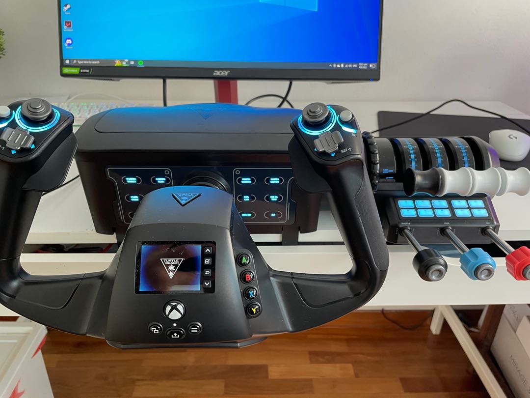 Turtle beach velocity one flight yoke, Video Gaming, Video Game ...
