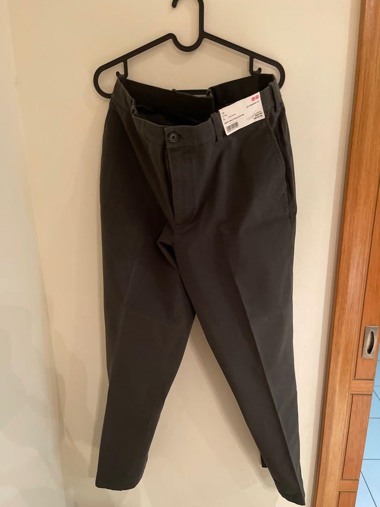 Uniqlo Ezy Ankle Pants, Men's Fashion, Bottoms, Trousers on Carousell