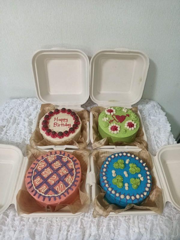 Vegan Bento Cake 4 inch, Food & Drinks, Homemade Bakes on Carousell