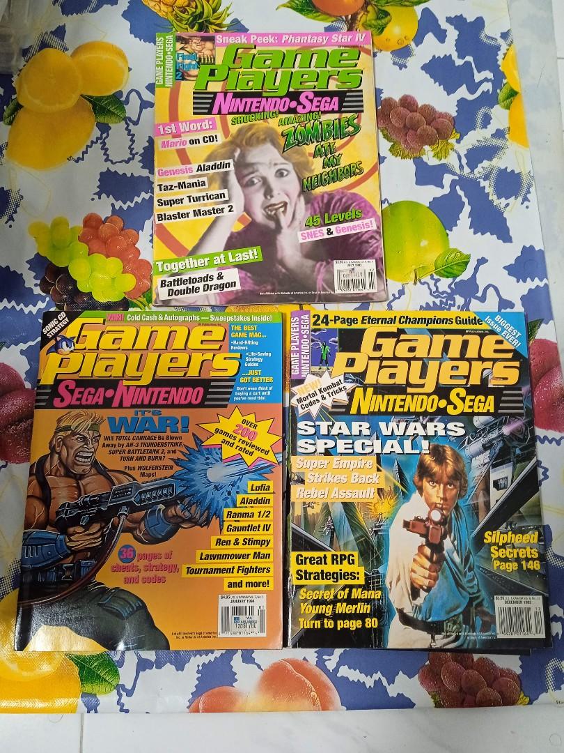 Vintage game magazines @ $3 each: PC Gamer, Game Players, CVG, Mean ...