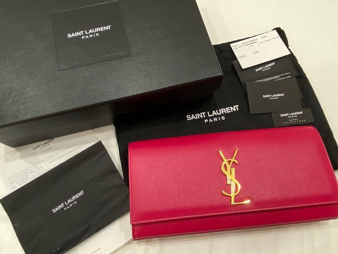 YSL Clutch Bag, Luxury, Bags & Wallets on Carousell