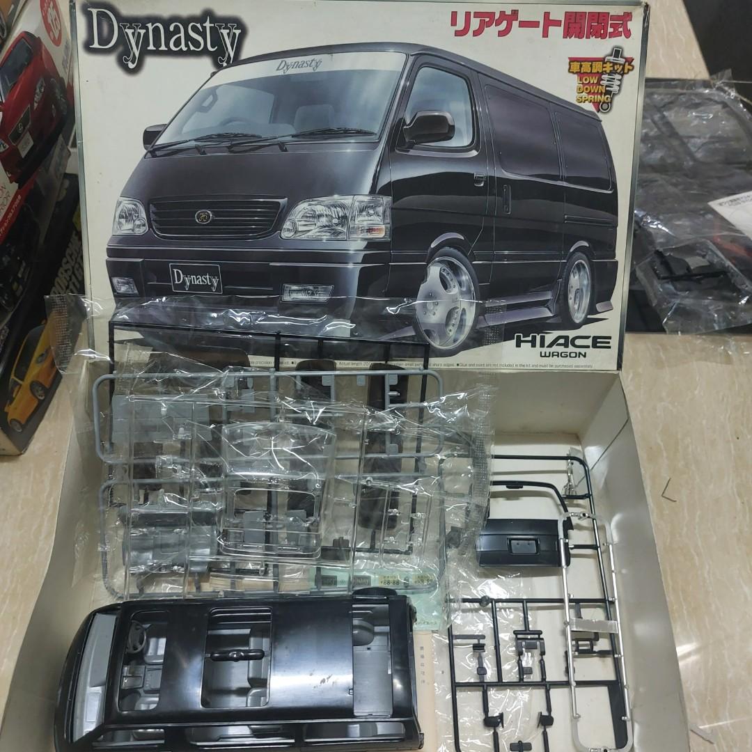 1/24 dynasty Boxy Type100 Hiace with EVO (Model Car) Aoshima VIP ...