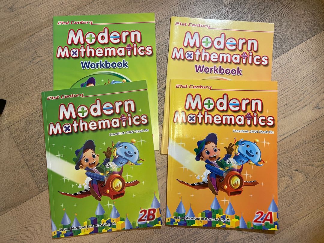 (100% New)21st Century Modern Mathematics Textbook & Workbook, 興趣及遊戲 ...