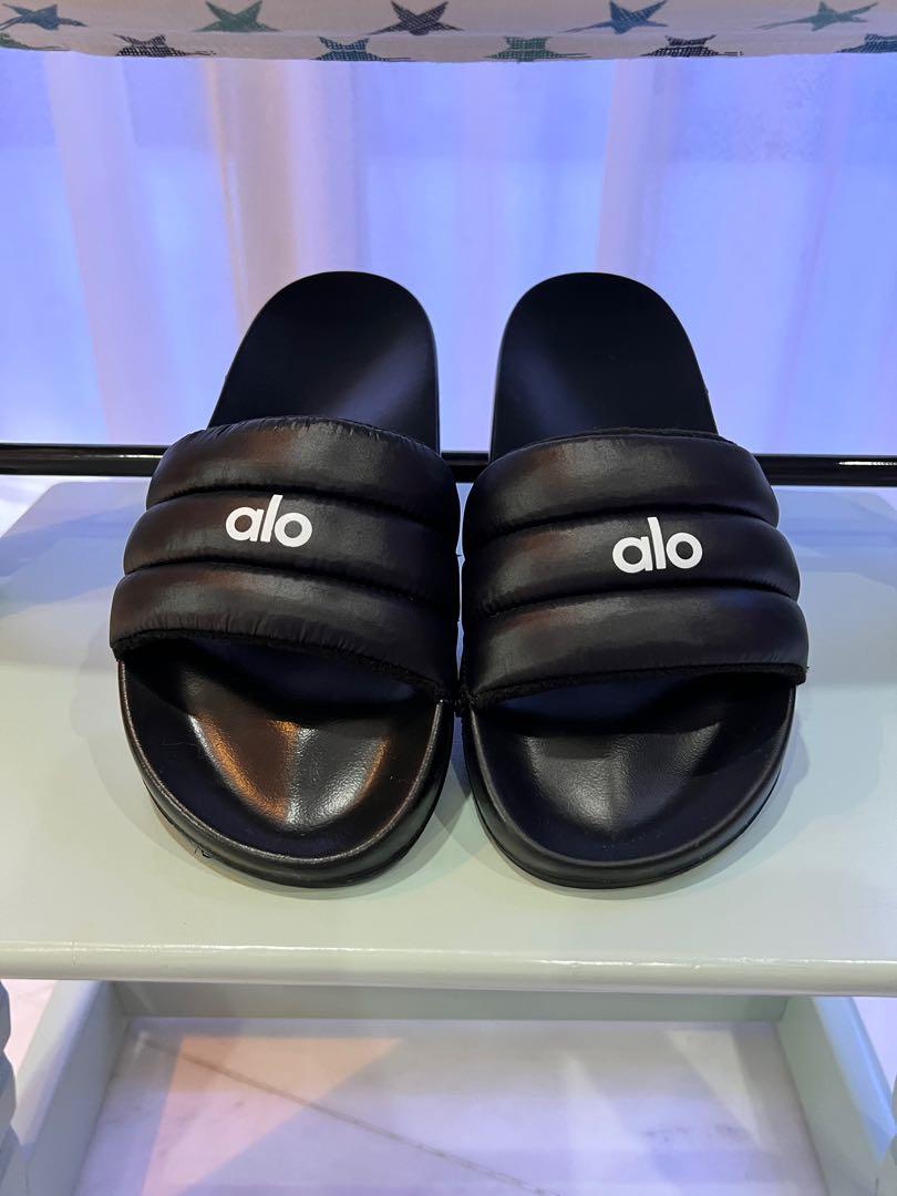 Alo Yoga Cloud It Slide, Women's Fashion, Footwear, Flipflops and ...