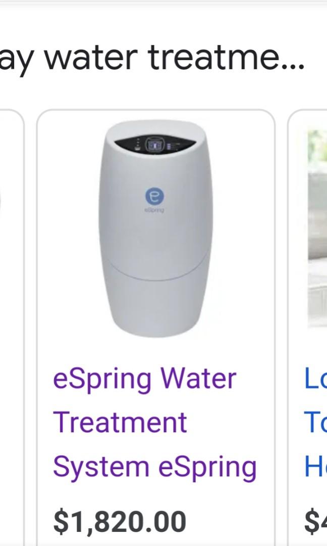 Amway eSpring Water Treatment System, TV & Home Appliances, Kitchen ...