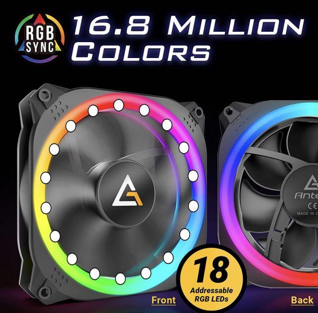 Antec RGB Fans, PC Fans 120mm RGB Fans, Computers & Tech, Parts ...