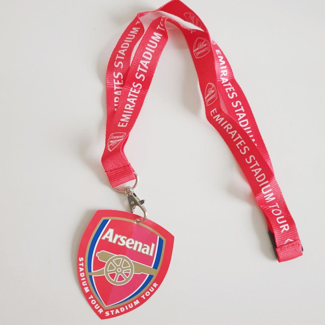 ARSENAL FC Emirates Stadium Tour London UK Home Red White Crest Cannon ...