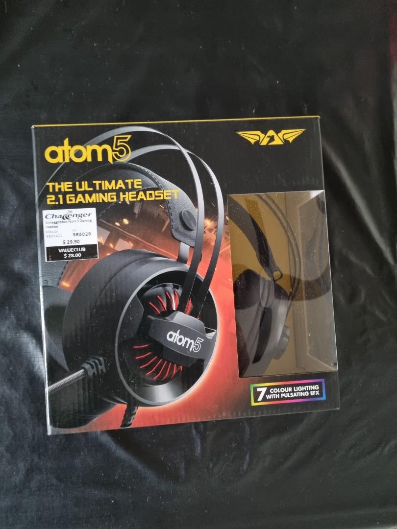 Atom gaming headset, Audio, Headphones & Headsets on Carousell