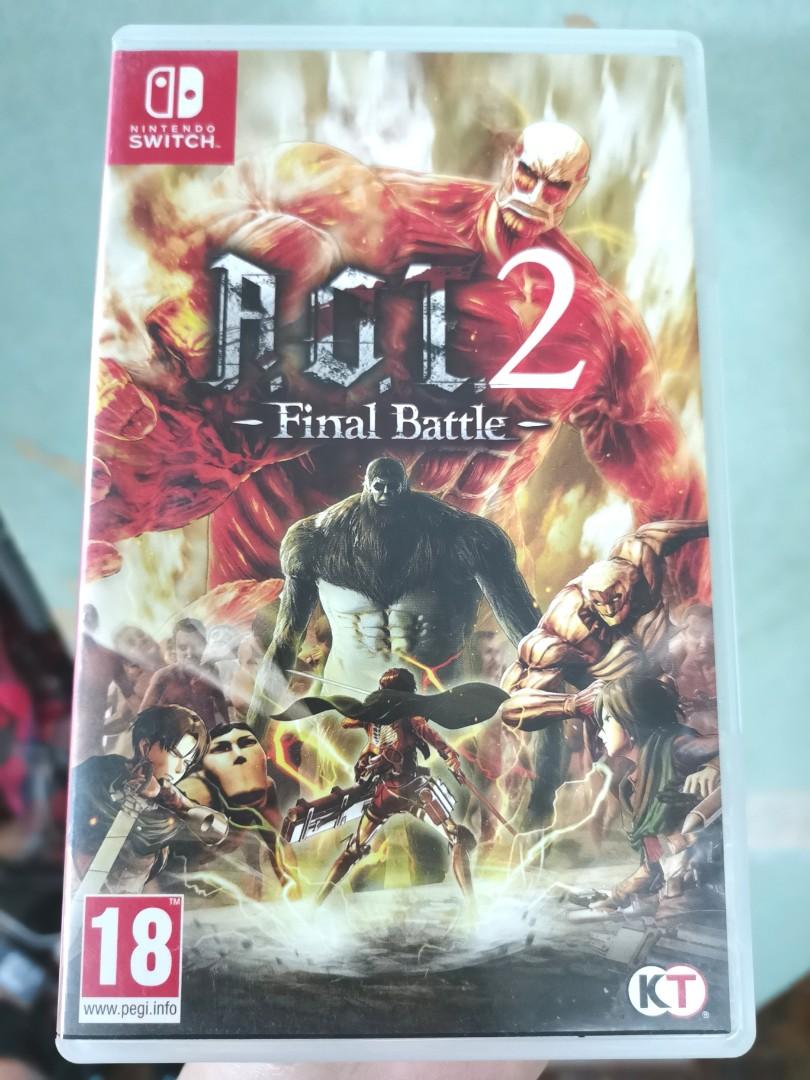 Attack on Titan 2 Final Battle AOT for Nintendo Switch, Video Gaming ...