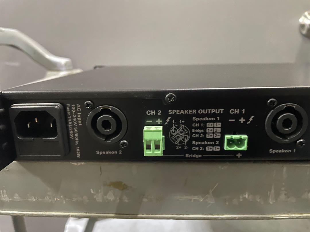 Audac DPA152 2 channel class D stereo amplifier, Audio, Soundbars, Speakers & Amplifiers on ...