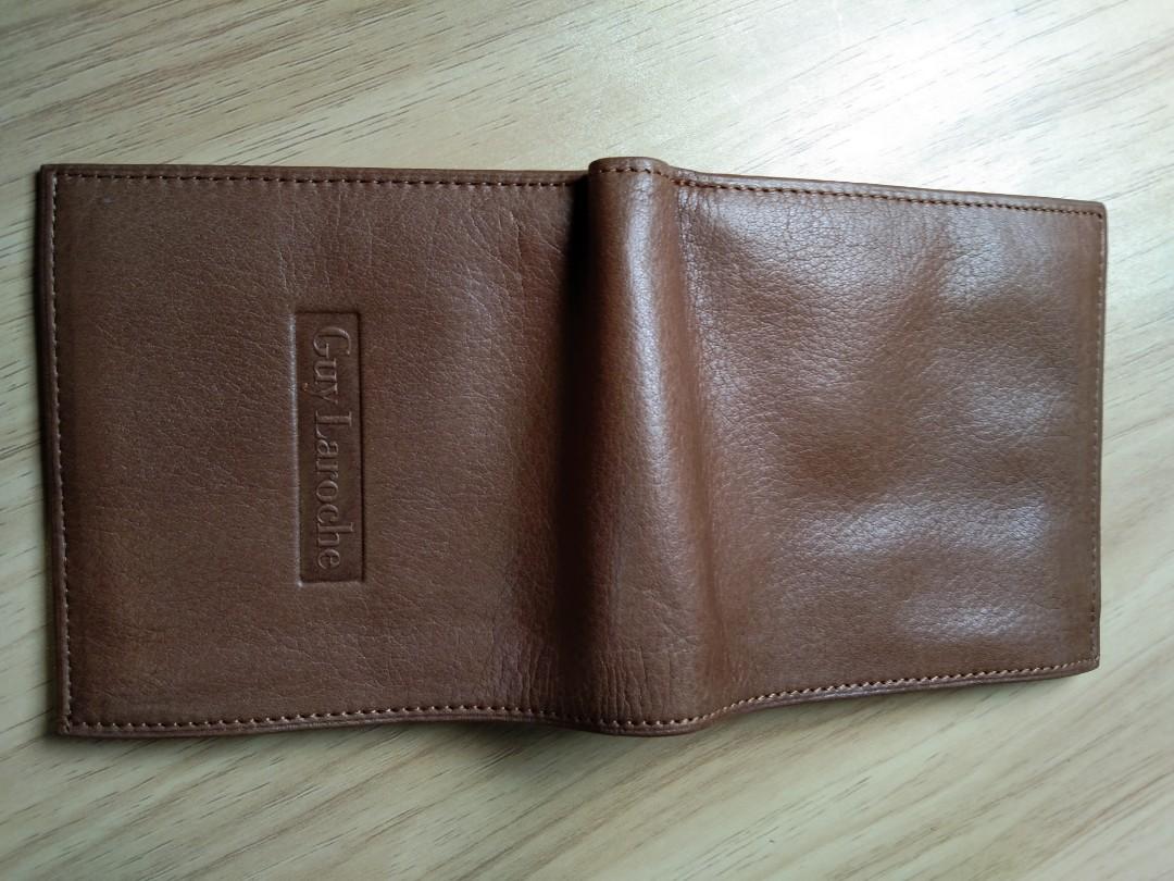 VINTAGE AUTHENTIC GUY LAROCHE GENUINE LEATHER BIFOLD WALLET, Men's ...