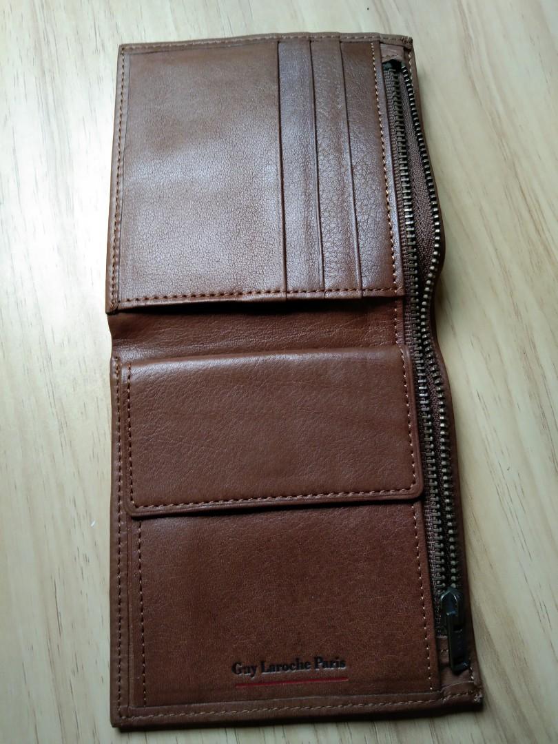 VINTAGE AUTHENTIC GUY LAROCHE GENUINE LEATHER BIFOLD WALLET, Men's ...