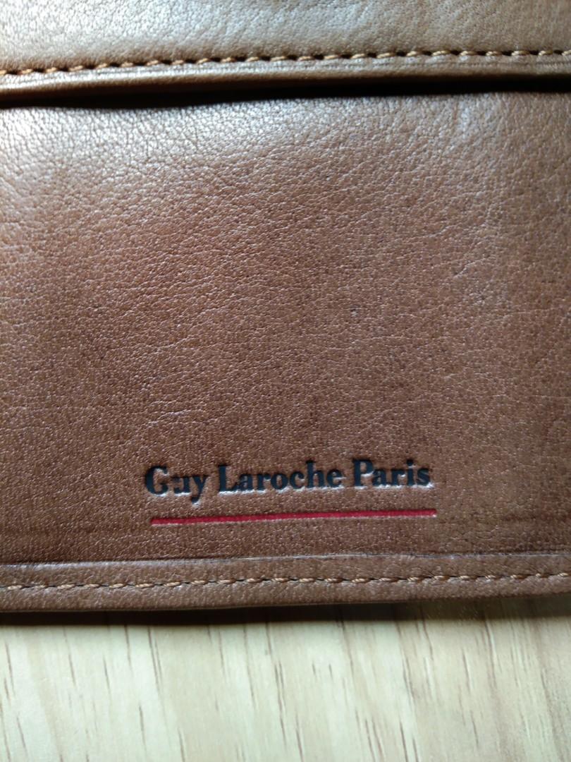 VINTAGE AUTHENTIC GUY LAROCHE GENUINE LEATHER BIFOLD WALLET, Men's ...