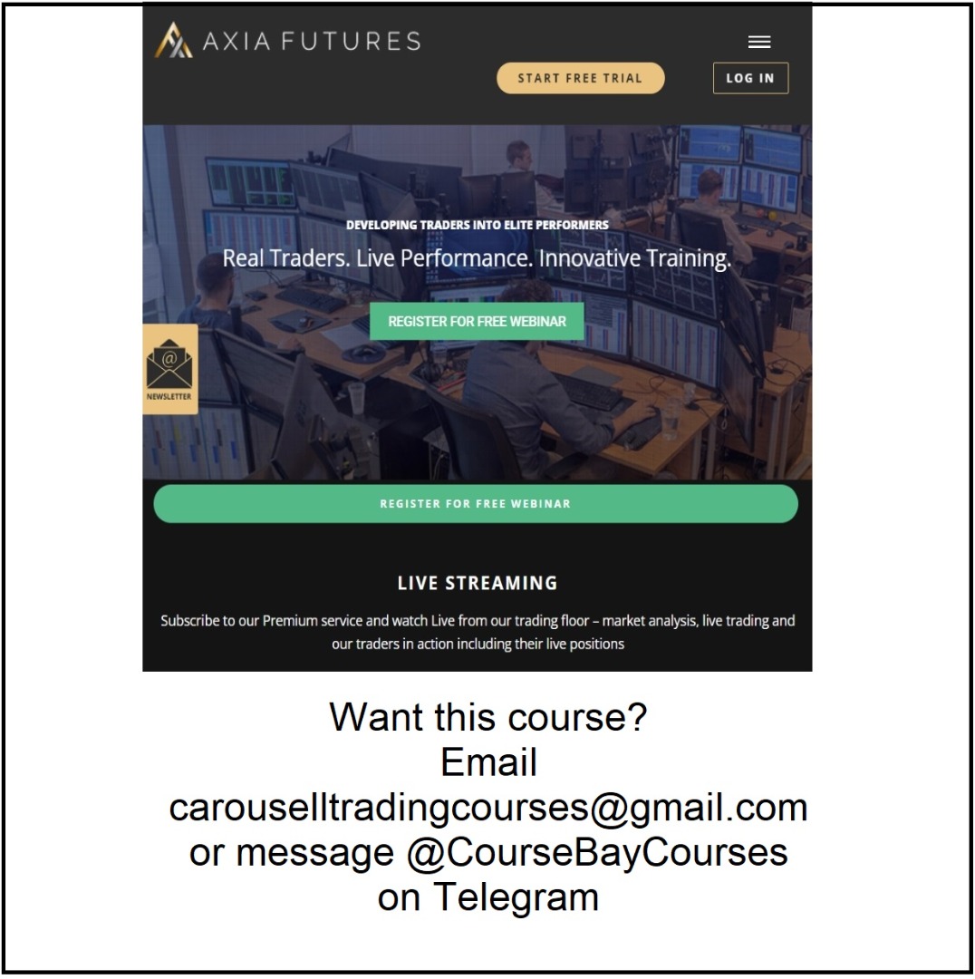 Axia Futures – 3 Core Courses Bundle (Footprint Edge, Trading with ...