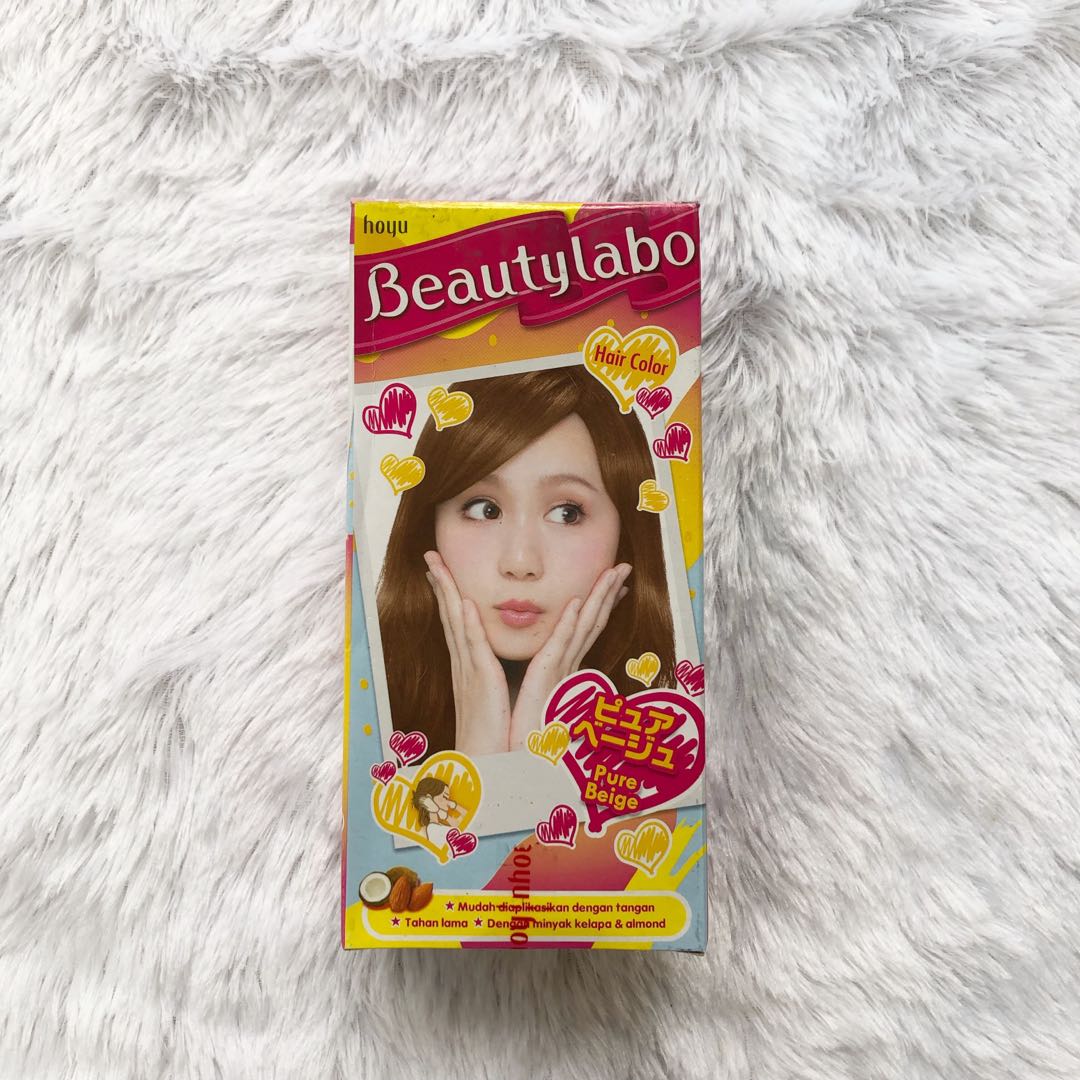 Beautylabo Hair Color #Pure Beige, Kesehatan & Kecantikan, Parfum, Kuku ...