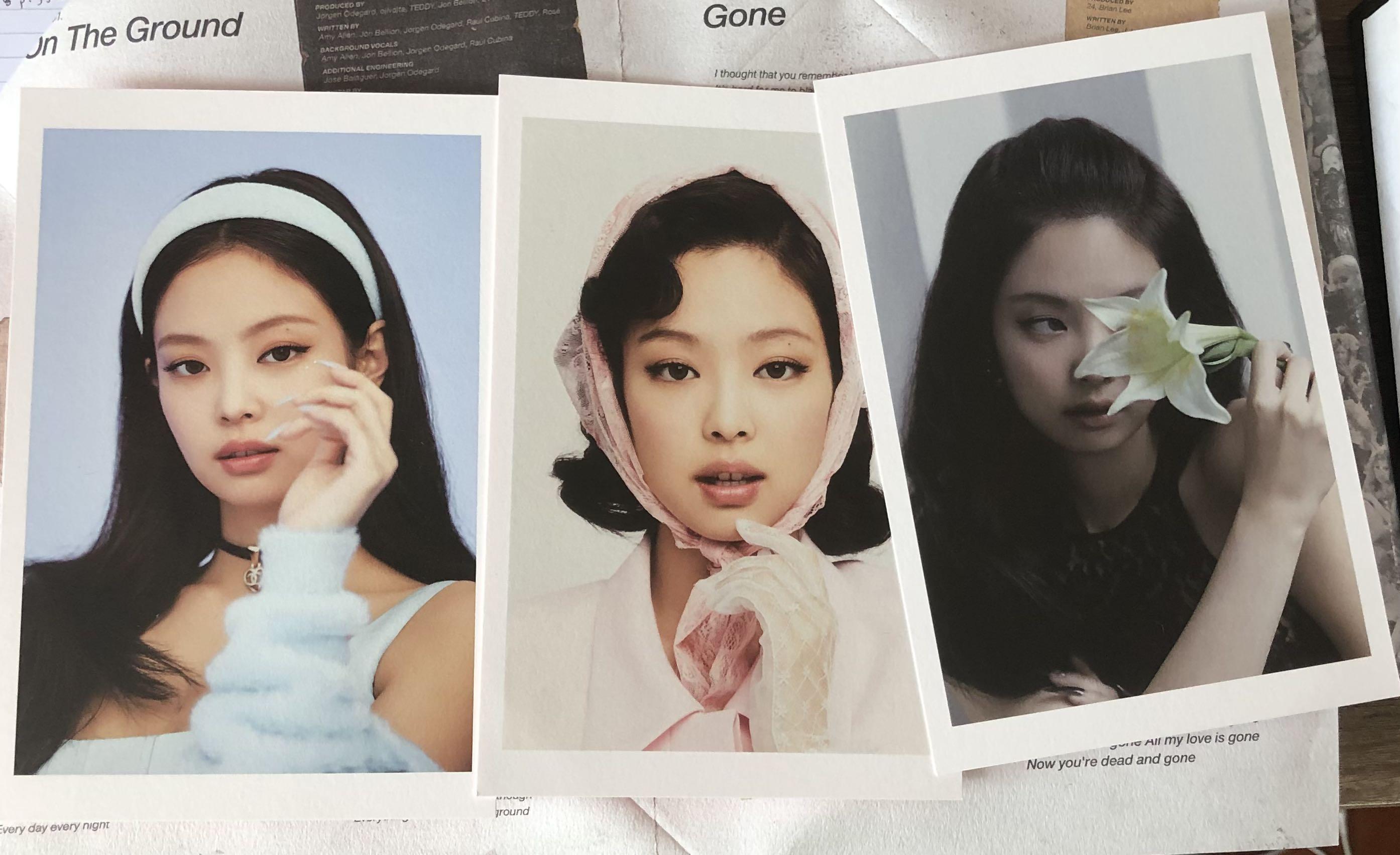 blackpink 2022 welcome collection Jennie postcard, 興趣及遊戲, 收藏品及紀念品, 韓流 ...
