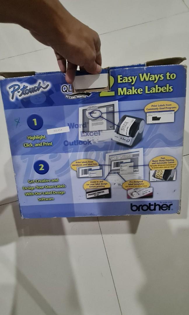 Label printer by Brother QL-550, Computers & Tech, Printers, Scanners ...