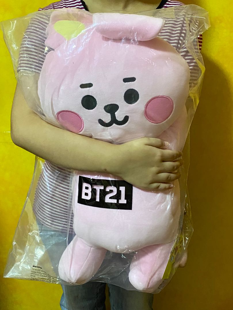 BT21 Baby Healing Lying Cushion KOOKY, Hobbies & Toys, Memorabilia ...