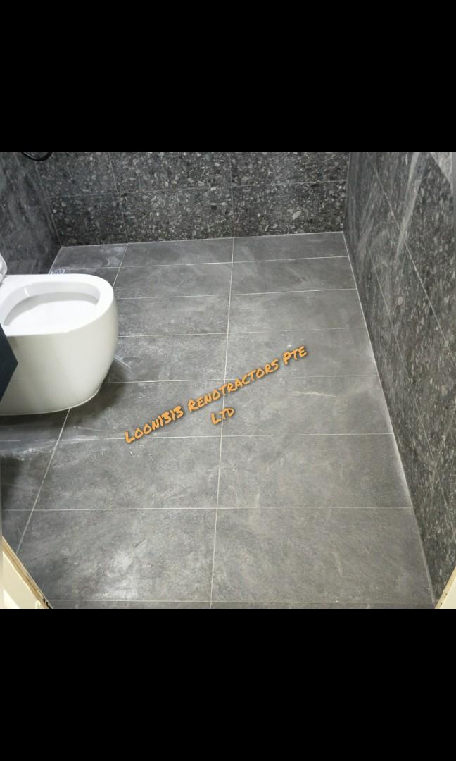 Bto Hack + Tiles Works @ Toilet Completed!!!, Home Services ...