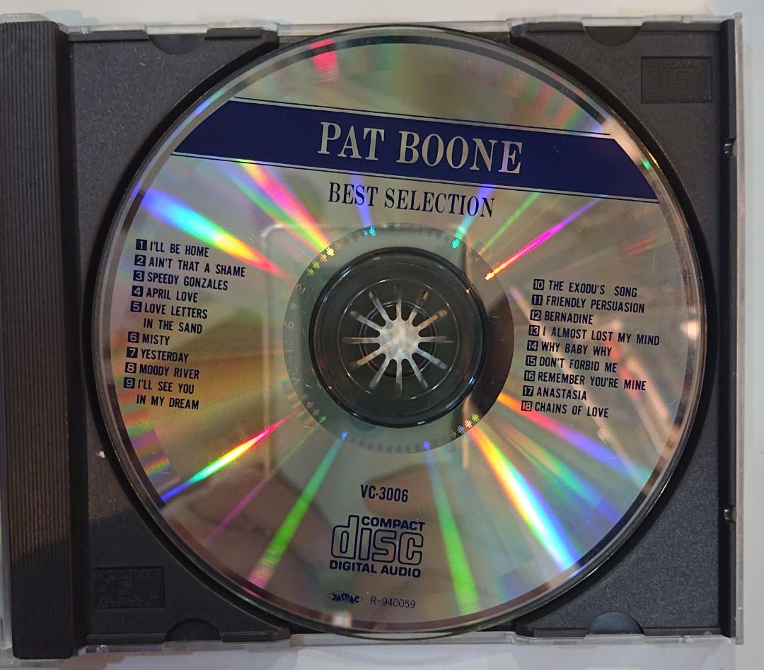 日版Cd Pat boone best selection, 興趣及遊戲, 音樂樂器 & 配件, 音樂與媒體 - CD 及 DVD ...