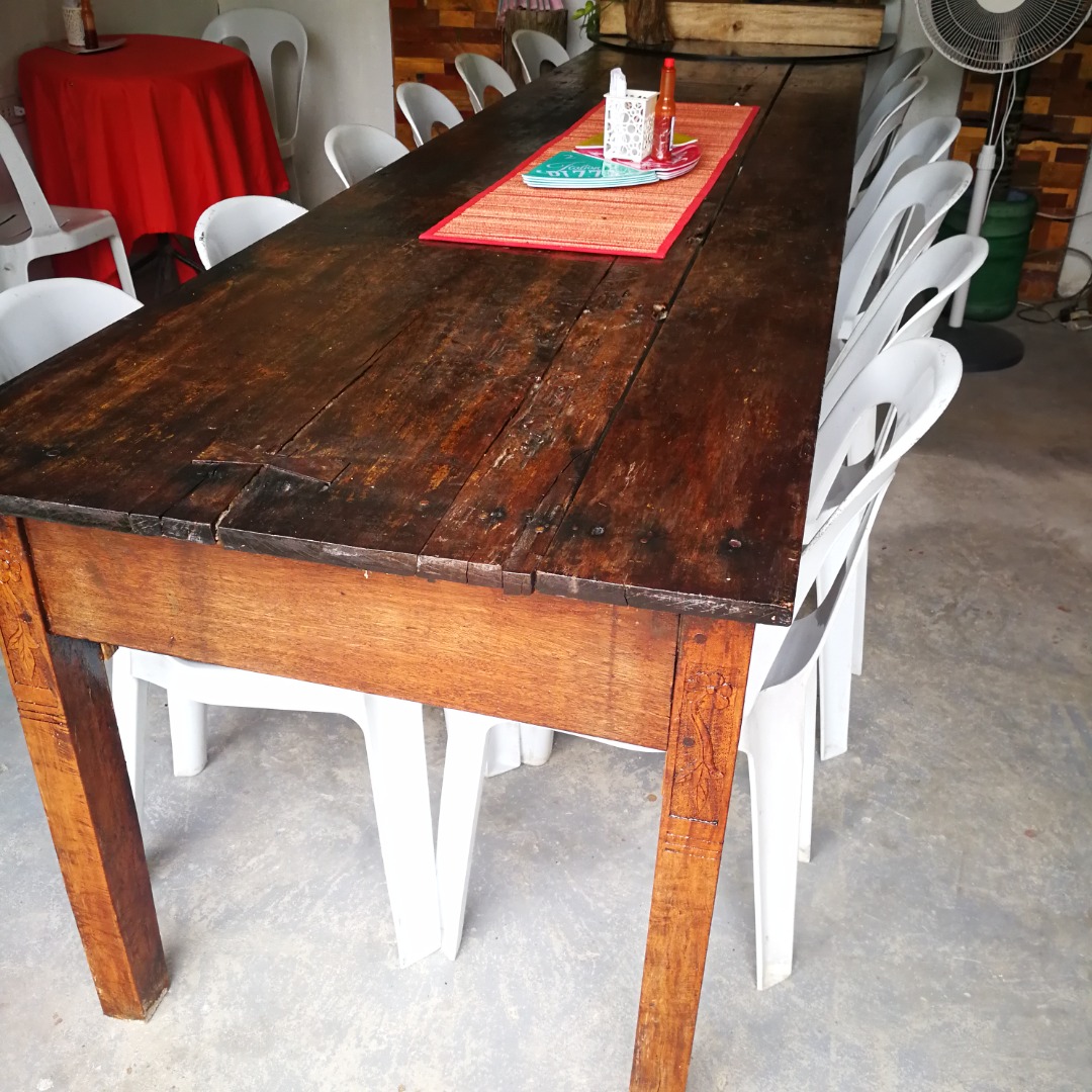 Centuries old long table, Furniture & Home Living, Furniture, Tables ...
